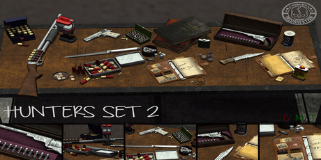 Second Life Marketplace - [IK] Hunters Set 2 - 08. Flask - COMMON (boxed)